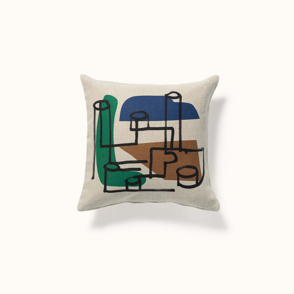 petit coussin jacques en lin • jacques • made in france