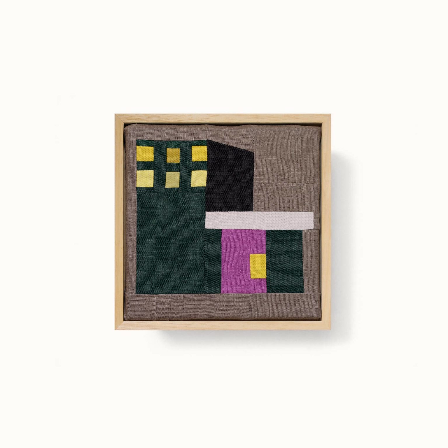 patchwork textile en lin • jacques • architecture moderniste