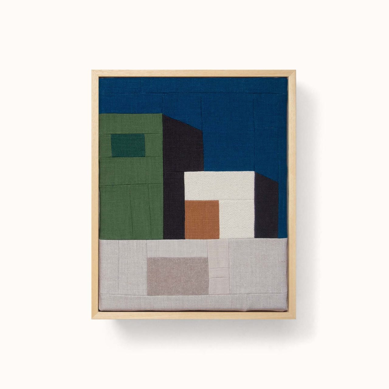patchwork textile en lin • jacques • architecture moderniste