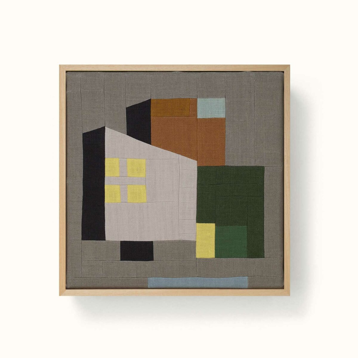 patchwork architecture moderniste • jacques • tableau textile